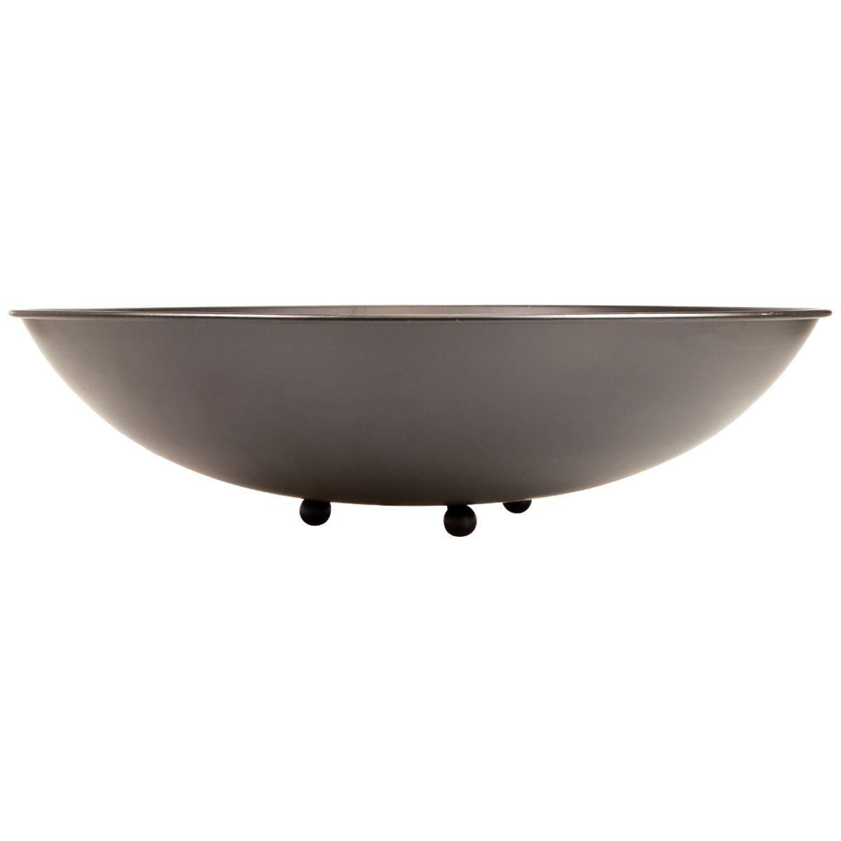 Floristik24.lt Dekoratyvinis metalinis dubuo juodas apvalus metalinis ...